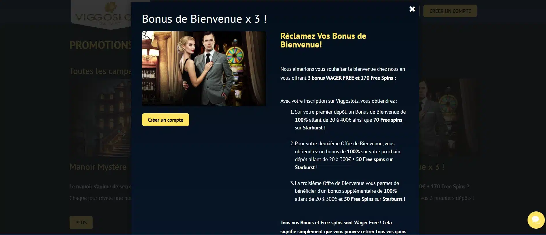 Casino sans wager 2026 : TOP 5 Bonus sans condition de mise